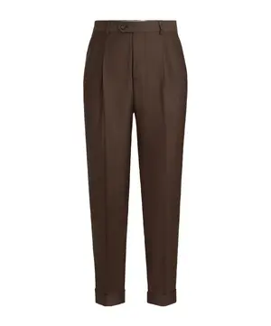 Brunello Cucinelli Virgin-wool And Cashmere Trousers With Pleat