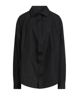 Balenciaga Solid Colour Shirts Blouses - Black
