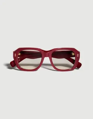 Brunello Cucinelli Full-rim Sunglasses - Cherry Color