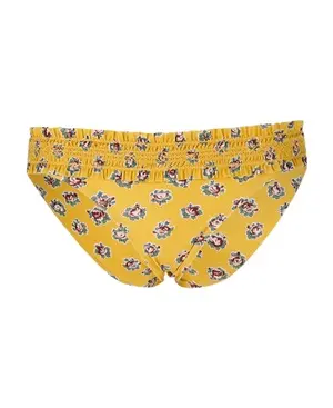 Tory Burch Floral Print Bikini Bottom - Yellow