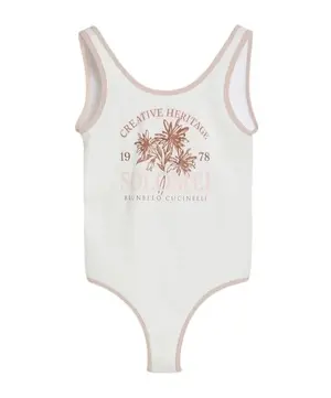 Brunello Cucinelli Graphic Print Swimsuit