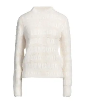 Balenciaga Jacquard-knit Mock Neck Jumper