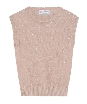 Brunello Cucinelli Knitted Vest - Pink
