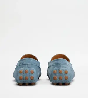 TOD'S Gommino Bubble Penny-strap Loafers - Light Blue