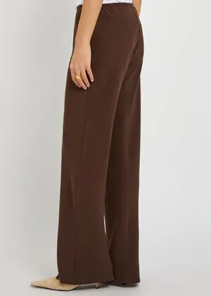 REFORMATION Gale Straight-leg Crepe Trousers