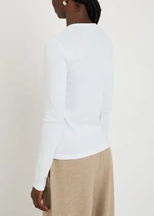 Vince Essential Cotton-blend Top