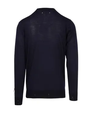 GOLDEN GOOSE Logo Patch Wool Jumper - Black