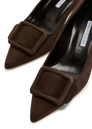 Manolo Blahnik Suede Pumps