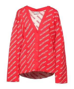 Balenciaga Cardigans - Red