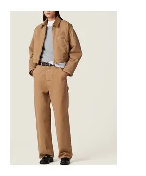 Miu Miu Garment-dyed Gabardine Blouson Jacket