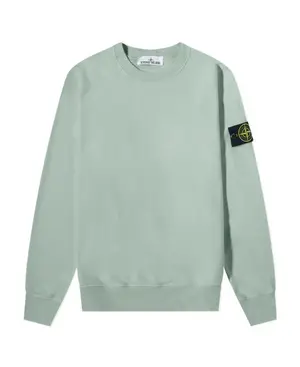 Stone Island Compass-patch Sweatshirt - Sage