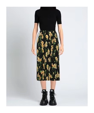 Balenciaga Midi Pleated Skirt