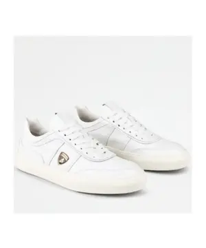 TOD'S Automobili Lamborghini Panelled Lace-up Leather Sneakers