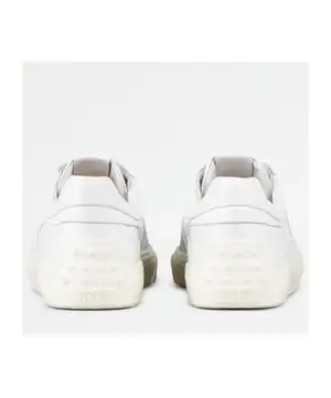 TOD'S Automobili Lamborghini Panelled Lace-up Leather Sneakers