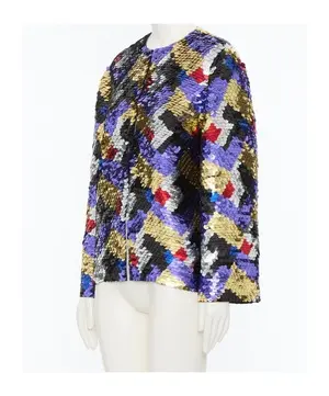Valentino Garavani Crew Neck Long-sleeved Casual Jacket