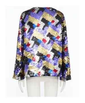 Valentino Garavani Crew Neck Long-sleeved Casual Jacket