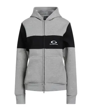 Balenciaga Two-tone Zip-up Hooded Track Jacket