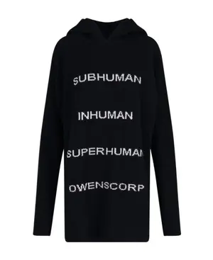 Rick Owens Hooded Sweater - Black
