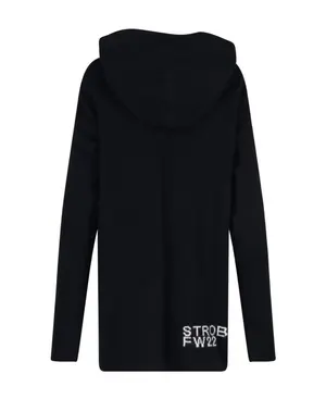 Rick Owens Hooded Sweater - Black