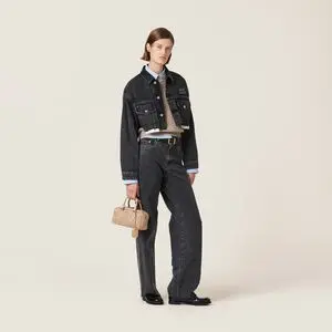 Miu Miu Denim Blouson Jacket