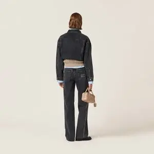 Miu Miu Denim Blouson Jacket