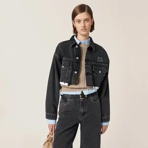 Miu Miu Denim Blouson Jacket