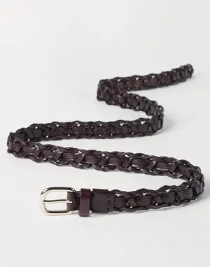 Brunello Cucinelli Braided Leather Belt