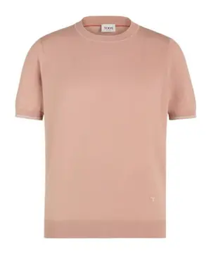 TOD'S Crew Neck T-shirt - Pink