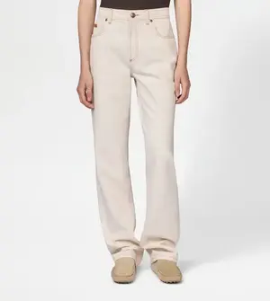 TOD'S Waistband Denim Trousers