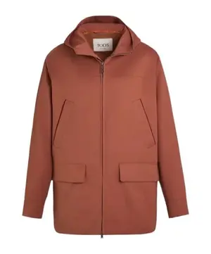TOD'S Long-sleeved Casual Jacket - Brown