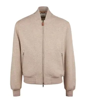 TOD'S Cashmere Blend Knitted Bomber Jacket