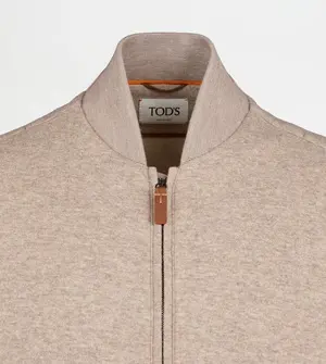 TOD'S Cashmere Blend Knitted Bomber Jacket