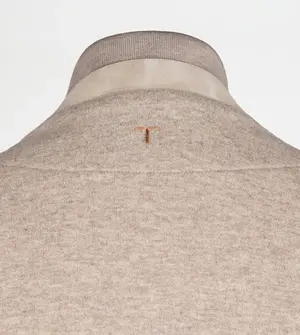 TOD'S Cashmere Blend Knitted Bomber Jacket