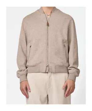 TOD'S Cashmere Blend Knitted Bomber Jacket