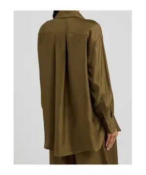 Zimmermann Crush Silk-twill Shirt