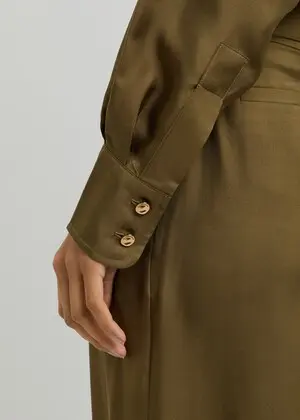 Zimmermann Crush Silk-twill Shirt