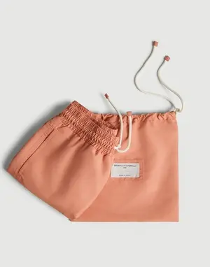 Brunello Cucinelli Nylon Swim Shorts With Logo Detail