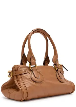 Chloé Paddington Medium Grained Leather Handbag