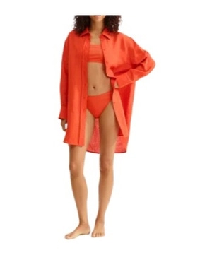 ERES Linen Shirt With Curved Hem