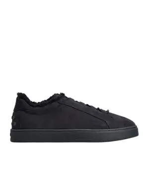 TOD'S Pashmy Suede Sneakers With Shearling Lining