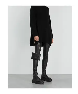 THE ROW Zipped 1 Leather Flatform Ankle Boots
