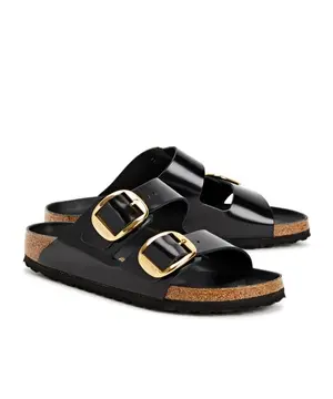 BIRKENSTOCK Arizona Patent Leather Sliders