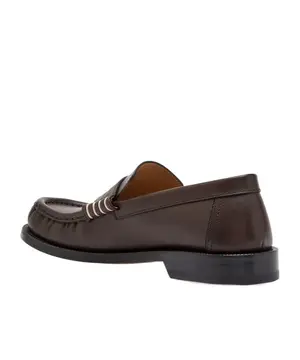 J.W.ANDERSON Leather Loafers - Brown