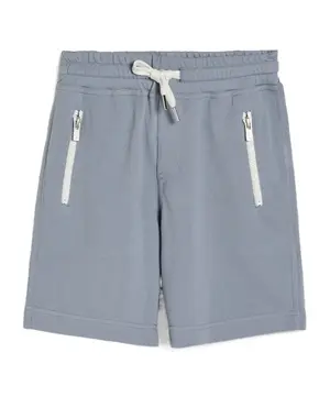 Brunello Cucinelli Cotton Piqué Bermuda Shorts With Drawstring