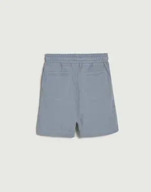 Brunello Cucinelli Cotton Piqué Bermuda Shorts With Drawstring