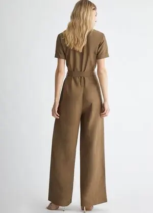 Liu Jo Wide Leg Jumpsuit With Belt