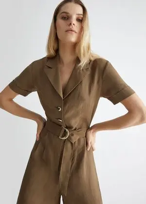 Liu Jo Wide Leg Jumpsuit With Belt
