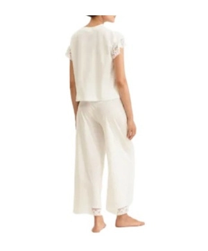 ERES Lace-trim Apricot T-shirt