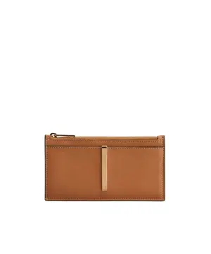 TOD'S Card Holder In Leather - Brown