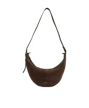 Khaite Augustina Suede Cross-body Bag - Green